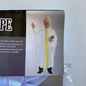 Amscan | Other | Pope 2 Piece Costume 936 Adult Plus Xxl White Robe And ...